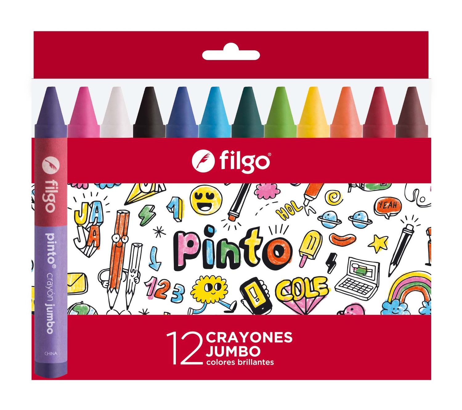 Mayorista de Crayones de cera Pinto Jumbo / Estuche x 12 surtido ...